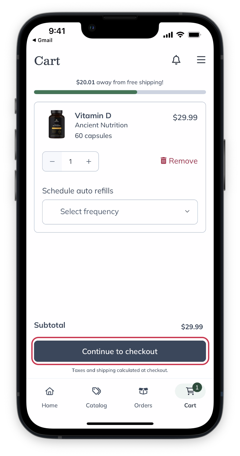 Placing an order - Fullscript Support Center