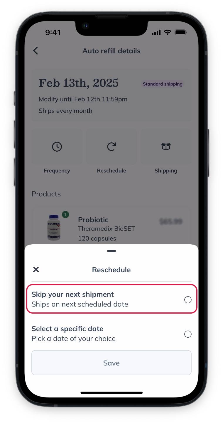 Managing your auto refill schedule - Fullscript Support Center