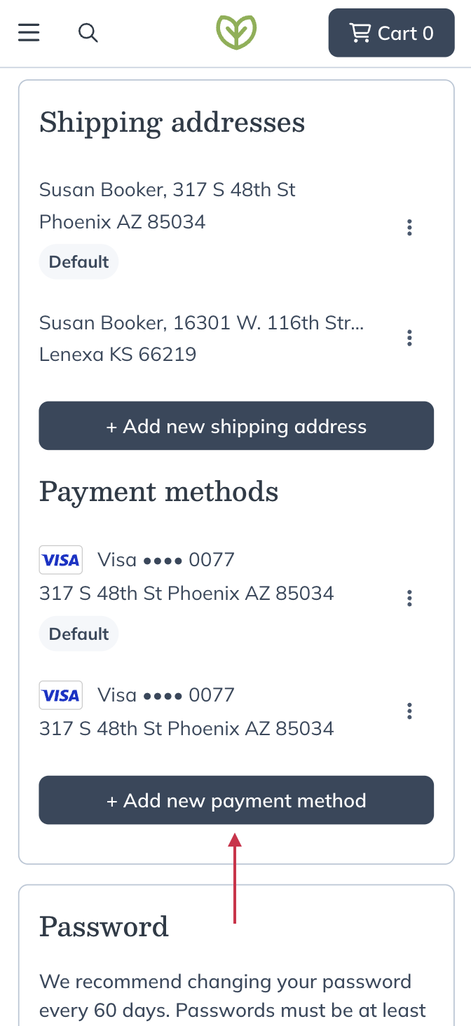 Patient account settings - Fullscript Support Center