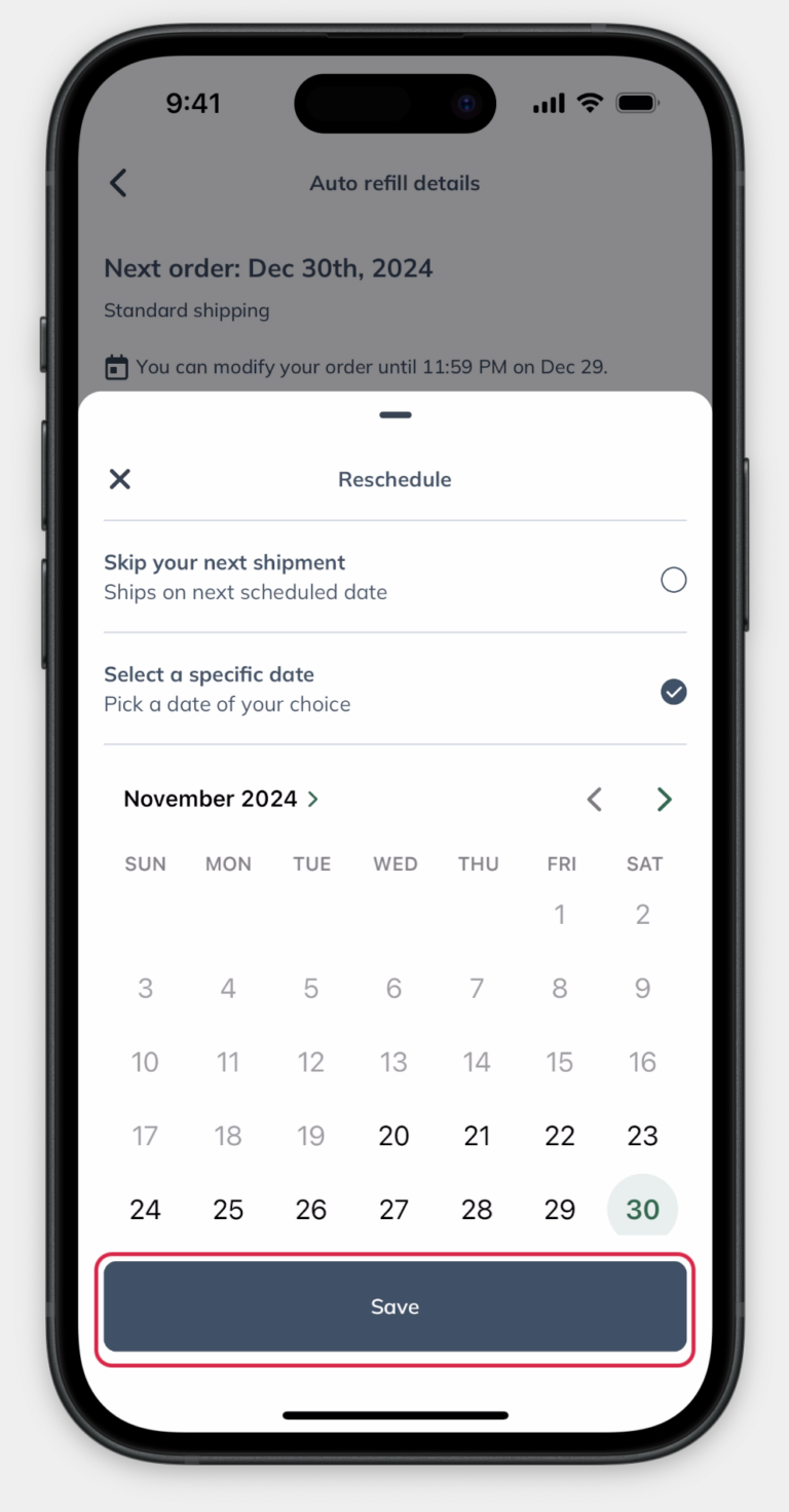 Managing your auto refill schedule - Fullscript Support Center