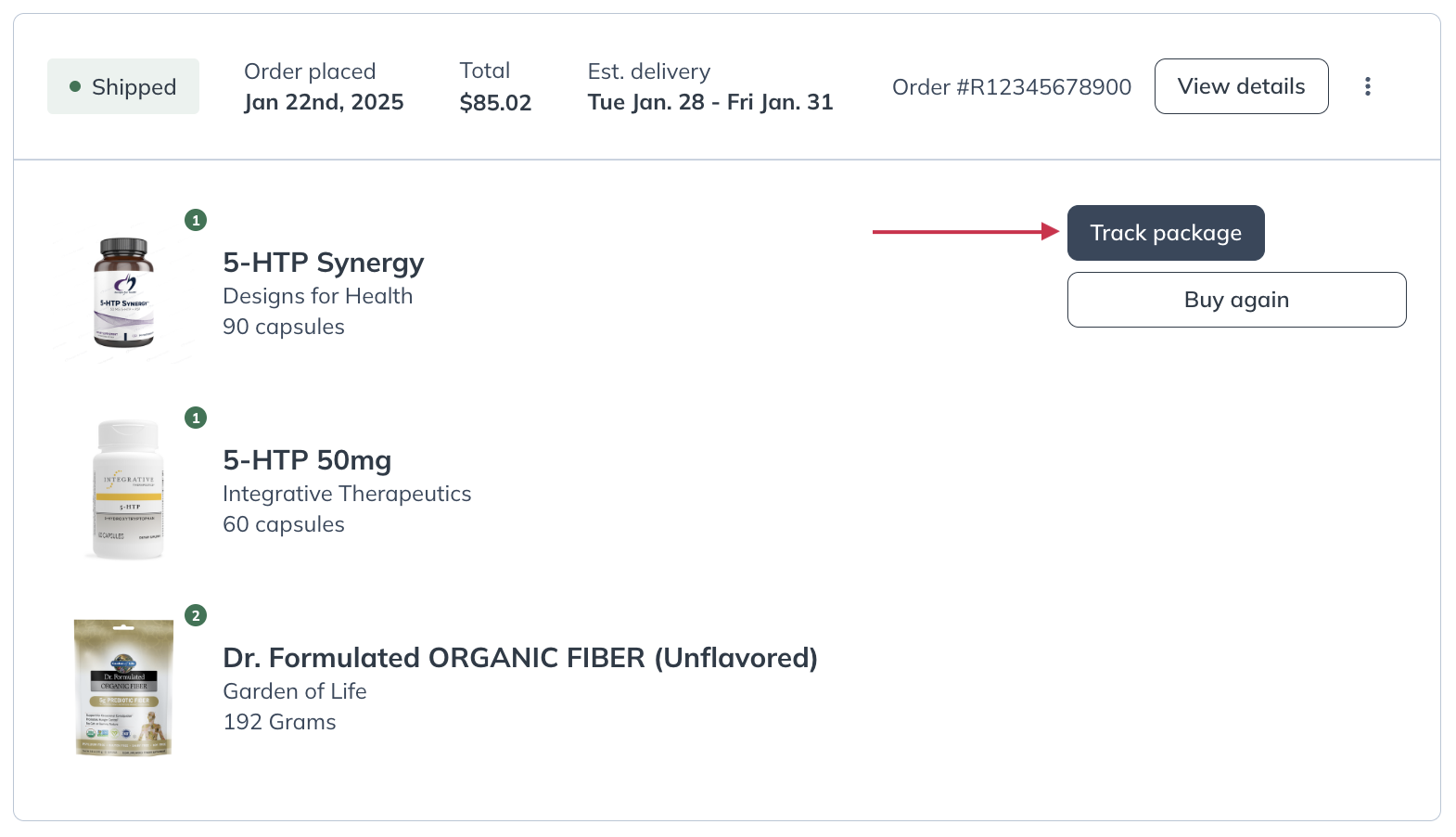Navigating your patient account - Fullscript Support Center