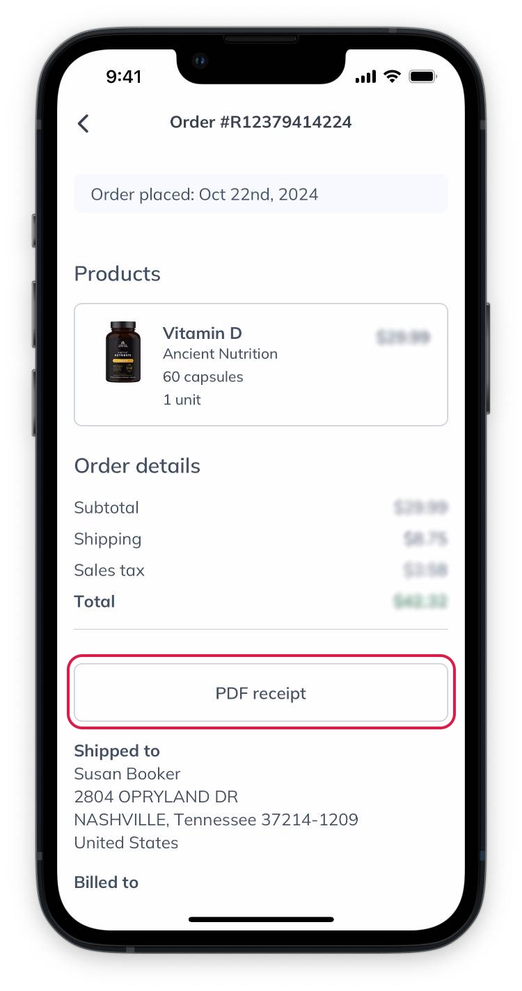 Navigating your patient account - Fullscript Support Center