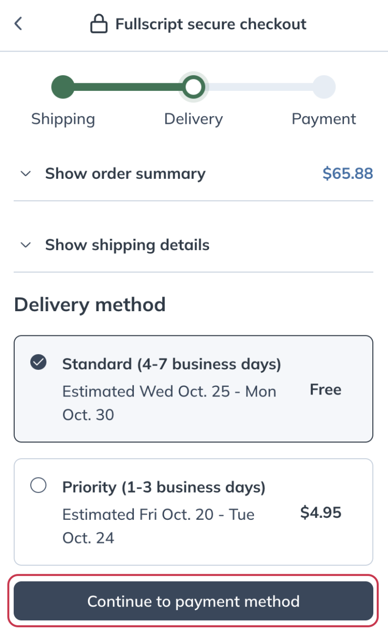 Placing an order - Fullscript Support Center