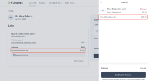 Quest Diagnostics experience - Fullscript Support Center