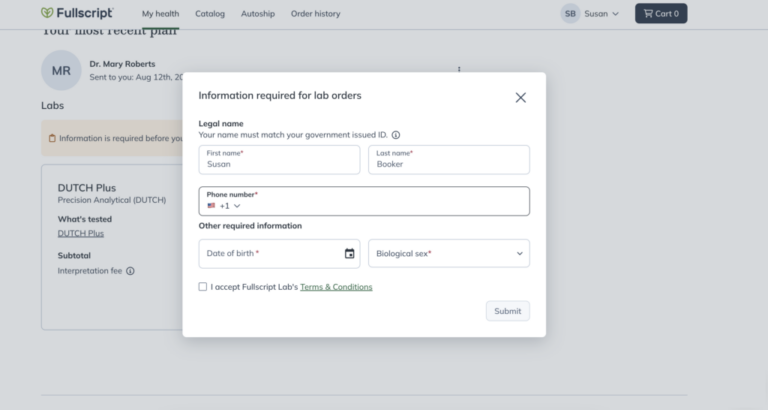 Placing an order - Fullscript Support Center