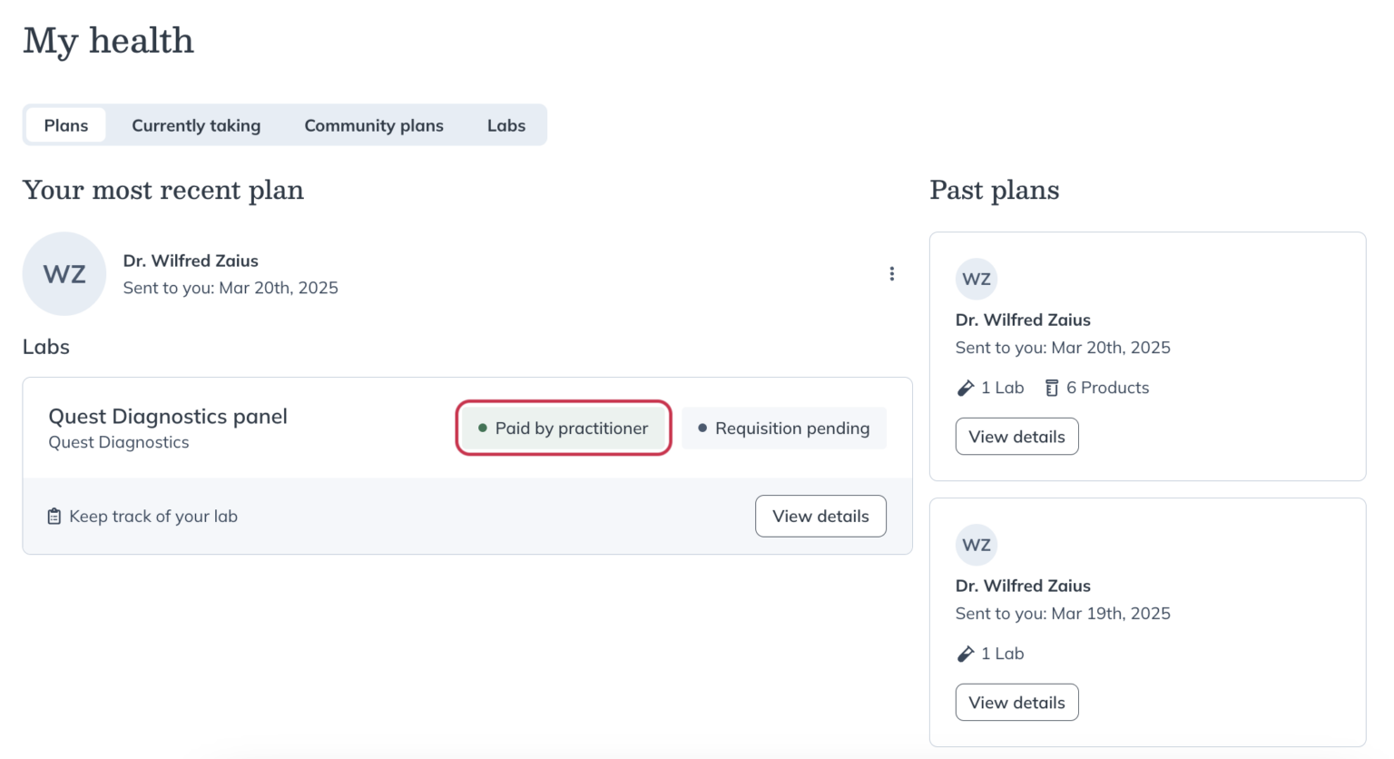 Ordering and paying for lab testing - Fullscript Support Center