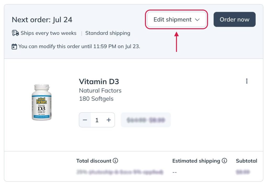 Managing your auto refill schedule - Fullscript Support Center