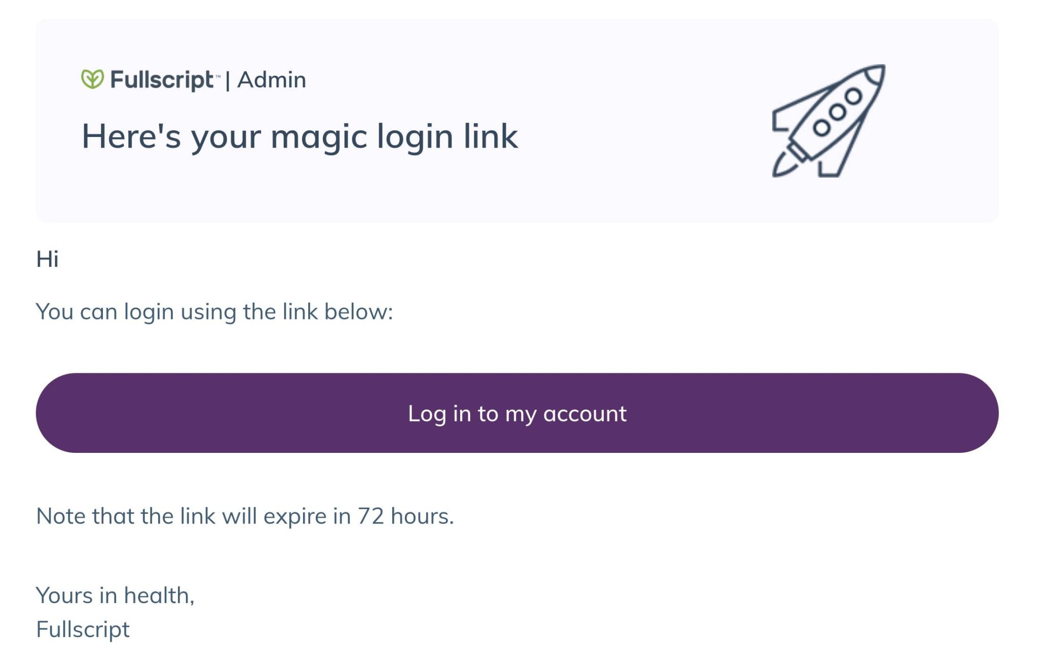 Receiving an instant link when trying to log in?