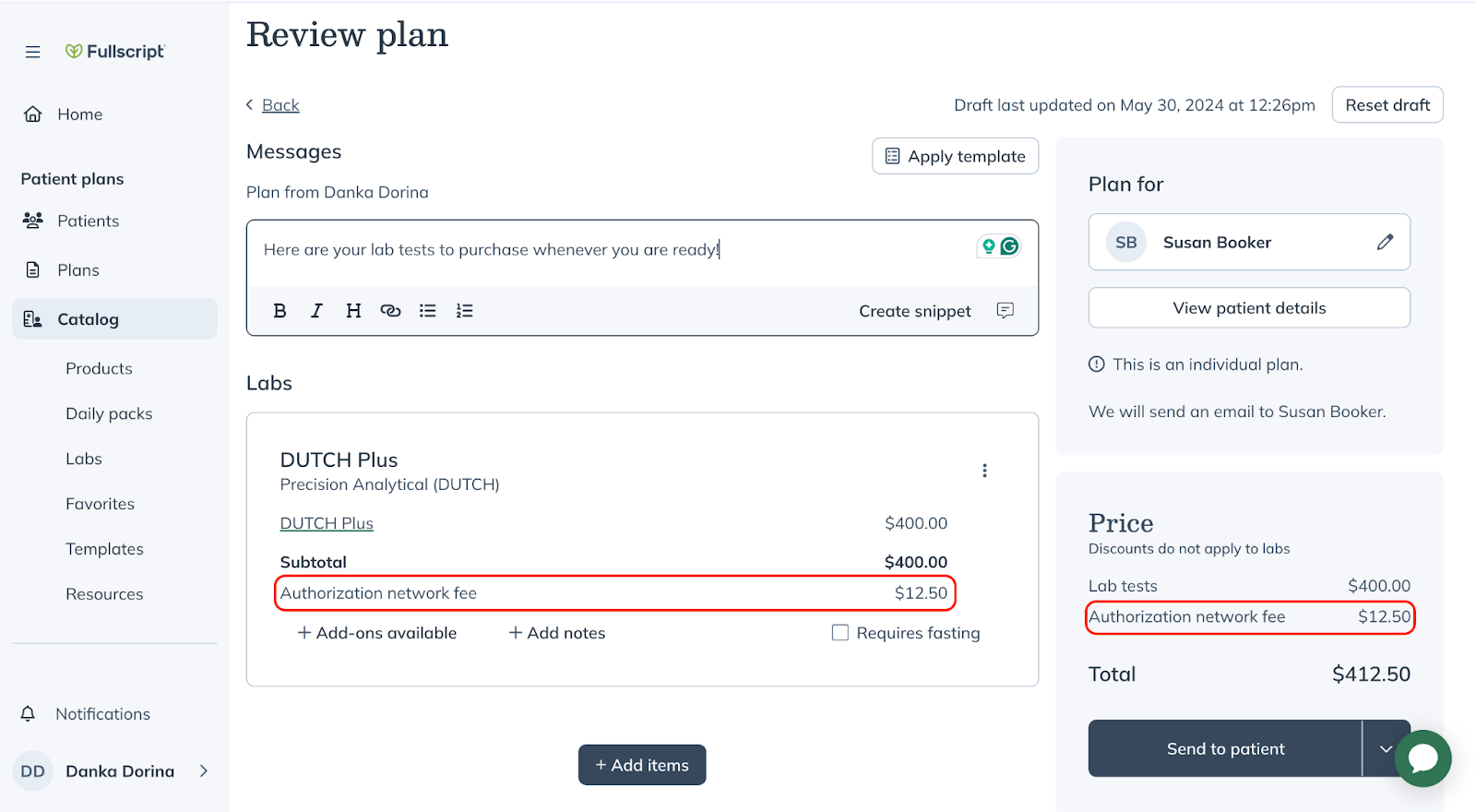 Authorization Network - Fullscript Support Center