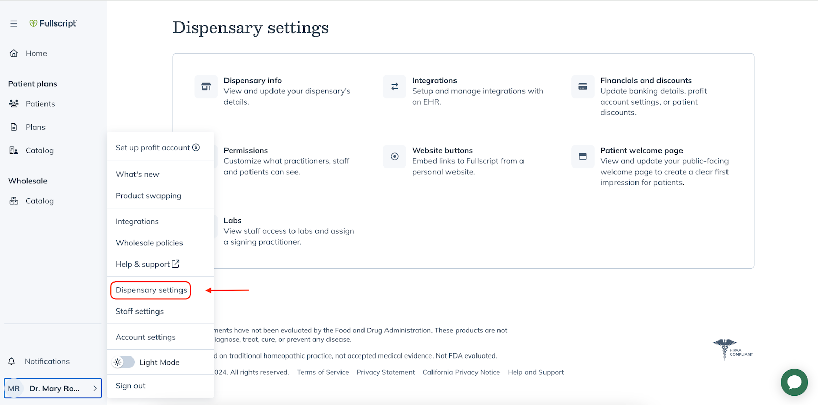 Set up a signing practitioner on your account - Fullscript Support Center
