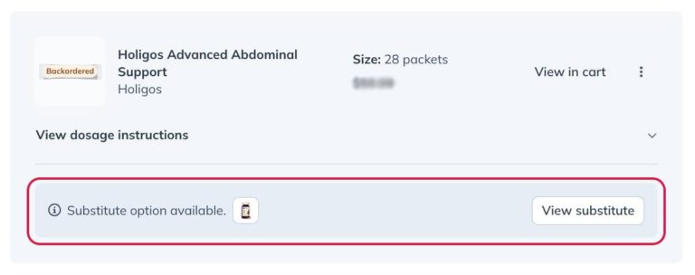 Product substitution tool - Fullscript Support Center
