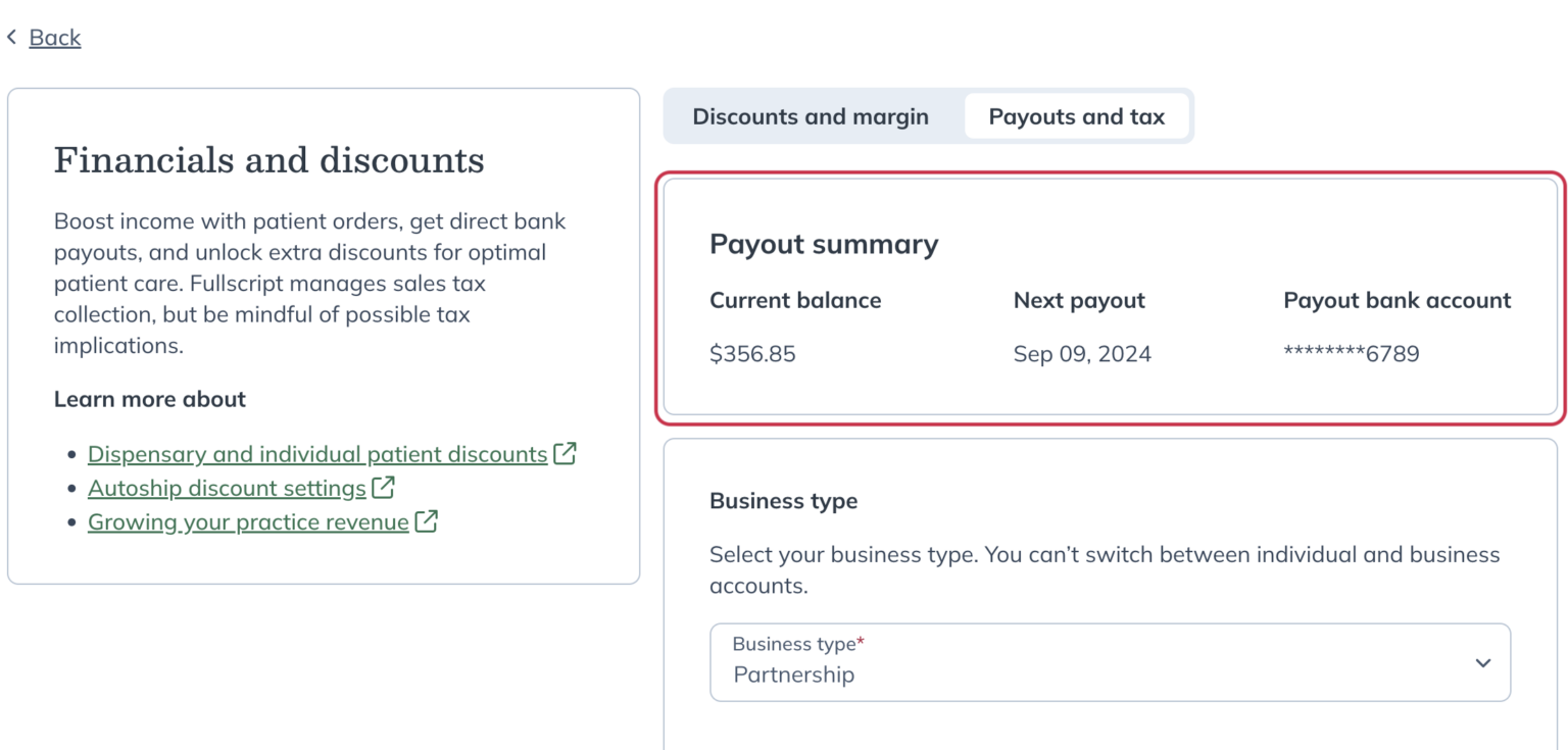 Profit dispensaries - Fullscript Support Center