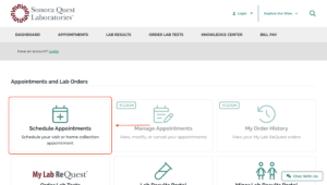 Scheduling a Quest blood draw in Arizona - Fullscript Support Center