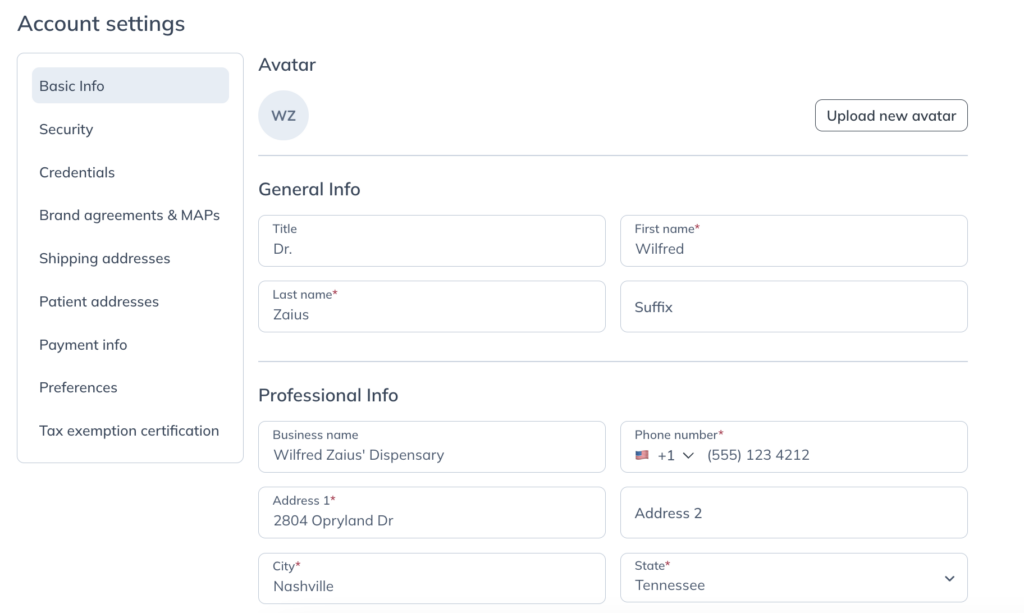 Updating your account information - Emerson Ecologics Help Center