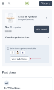 Viewing your plans - Fullscript Support Center