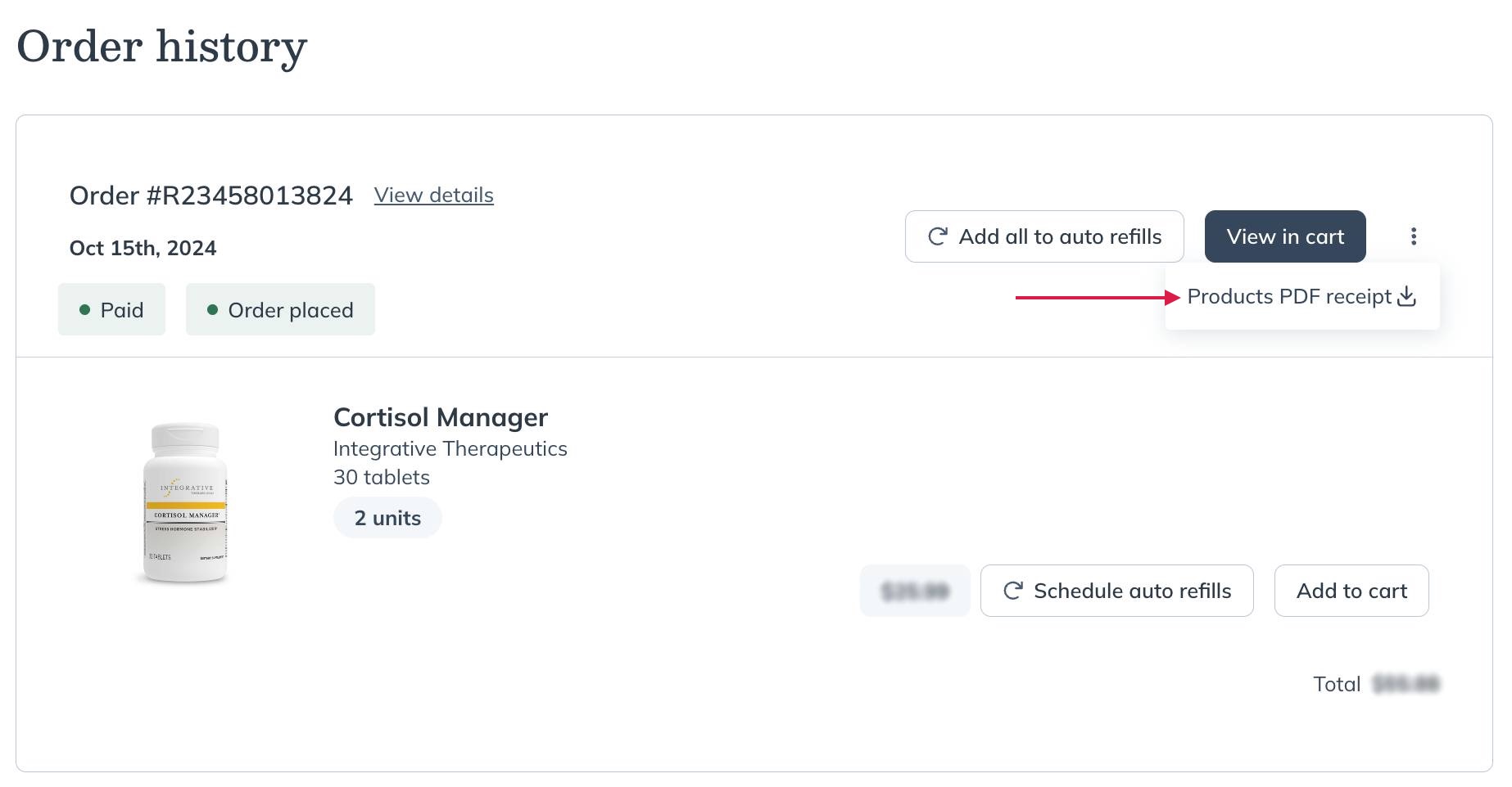 Packing slips and invoices - Fullscript Support Center
