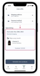 Canceling scheduled auto refills - Fullscript Support Center
