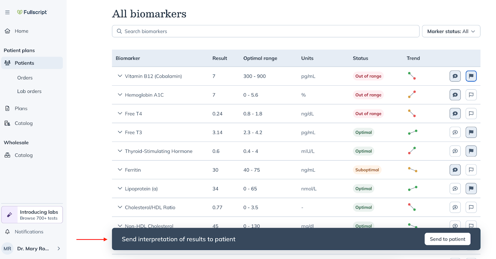 Lab results - Fullscript Support Center
