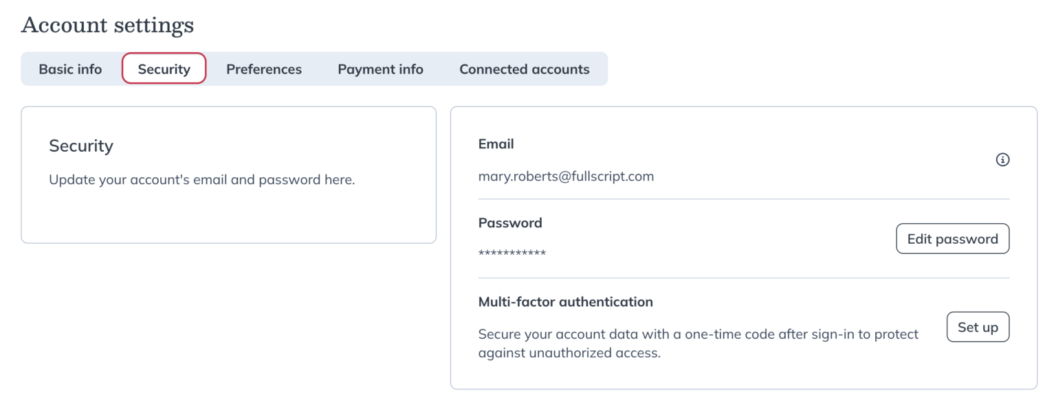 Securing your practitioner account with multi-factor authentication (MFA)