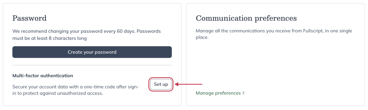 Securing your patient account with multi-factor authentication