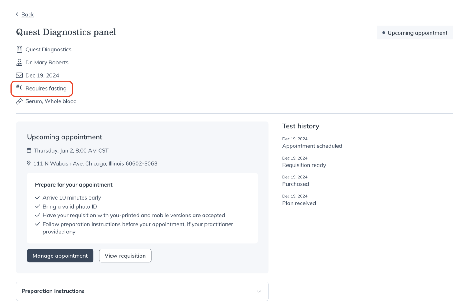 Quest Diagnostics experience - Fullscript Support Center