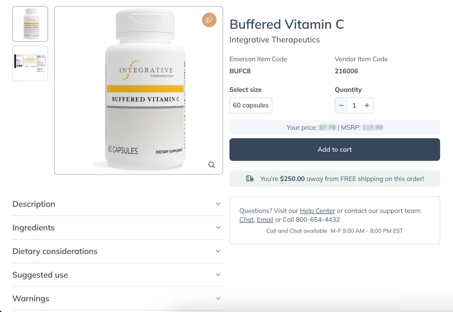 Finding product information - Emerson Ecologics Help Center