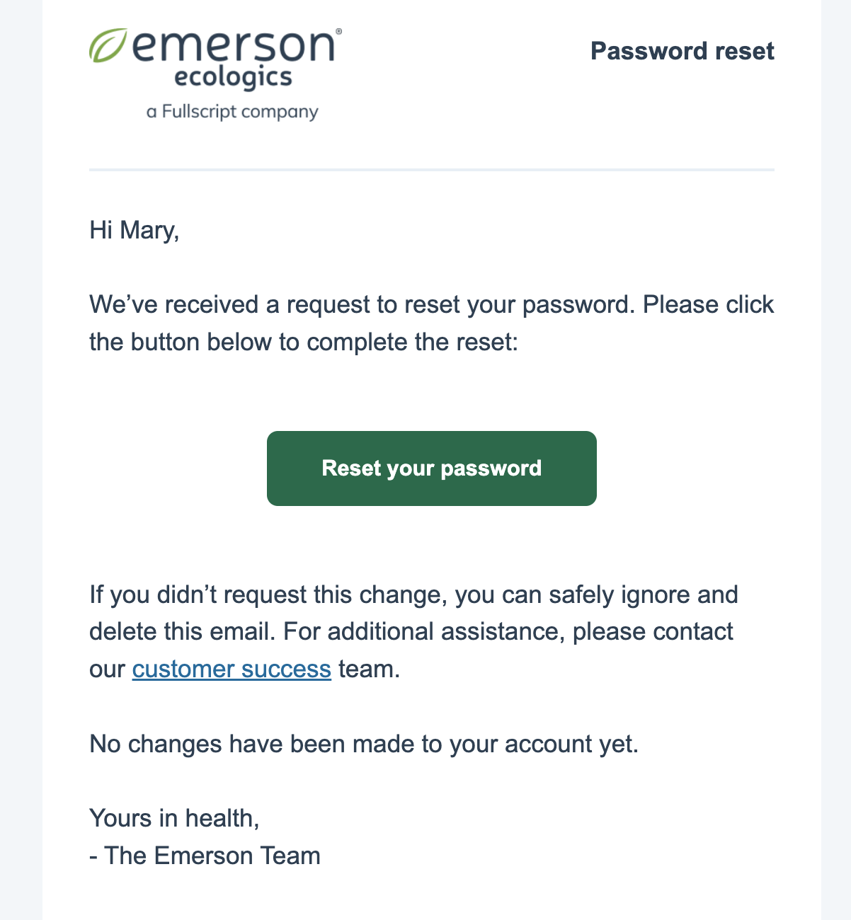 Troubleshooting your Emerson account