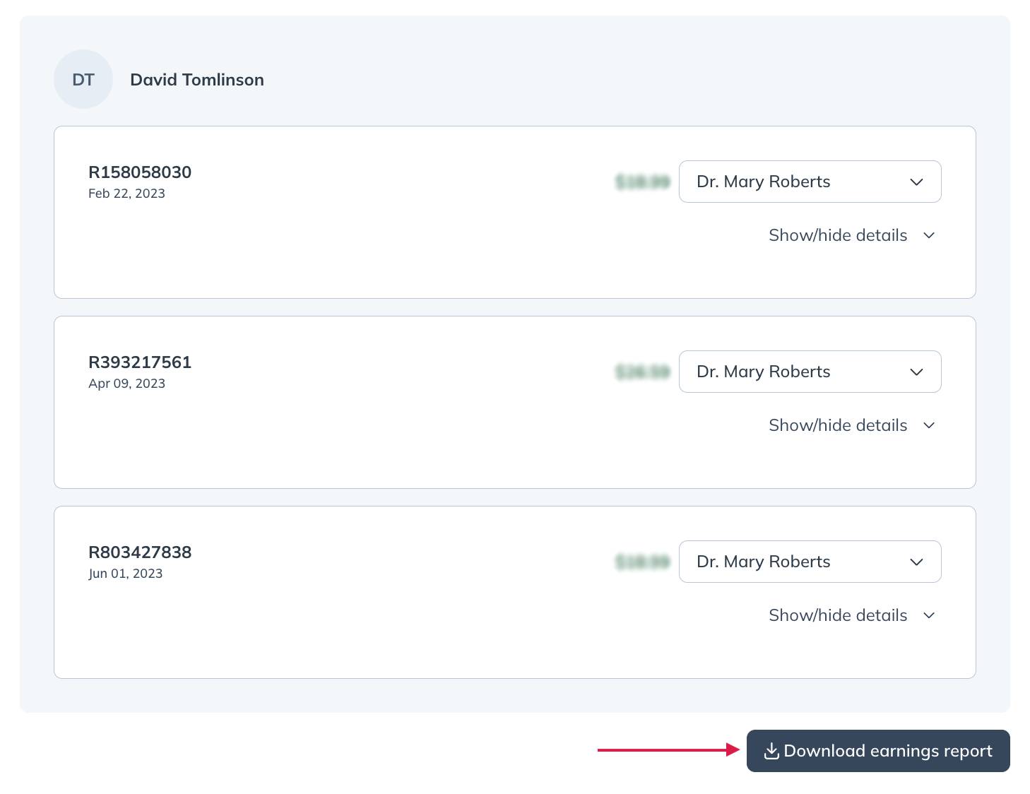 Practitioner earnings reports - Fullscript Support Center