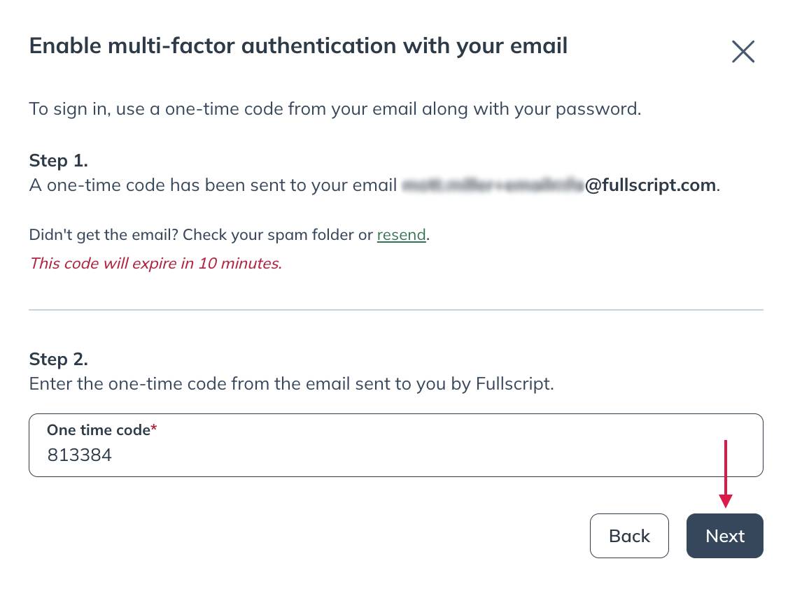 Securing your practitioner account with multi-factor authentication (MFA)